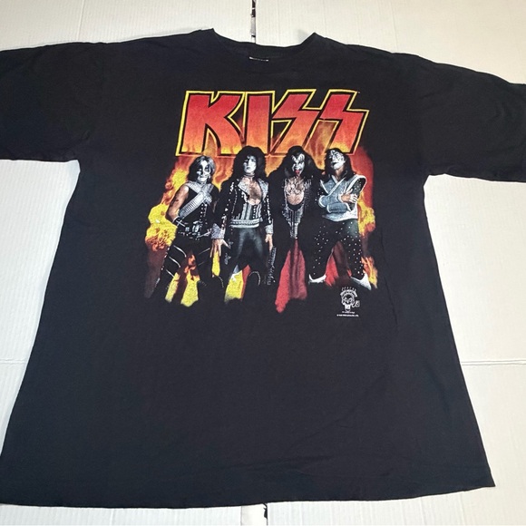 Kiss | Shirts | Vintage Kiss Aliveworldwide 9697 Concert Tour Tshirt Xl ...